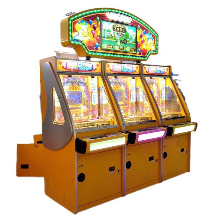 3 Player Arcade Pusher Machine - Colorful Park