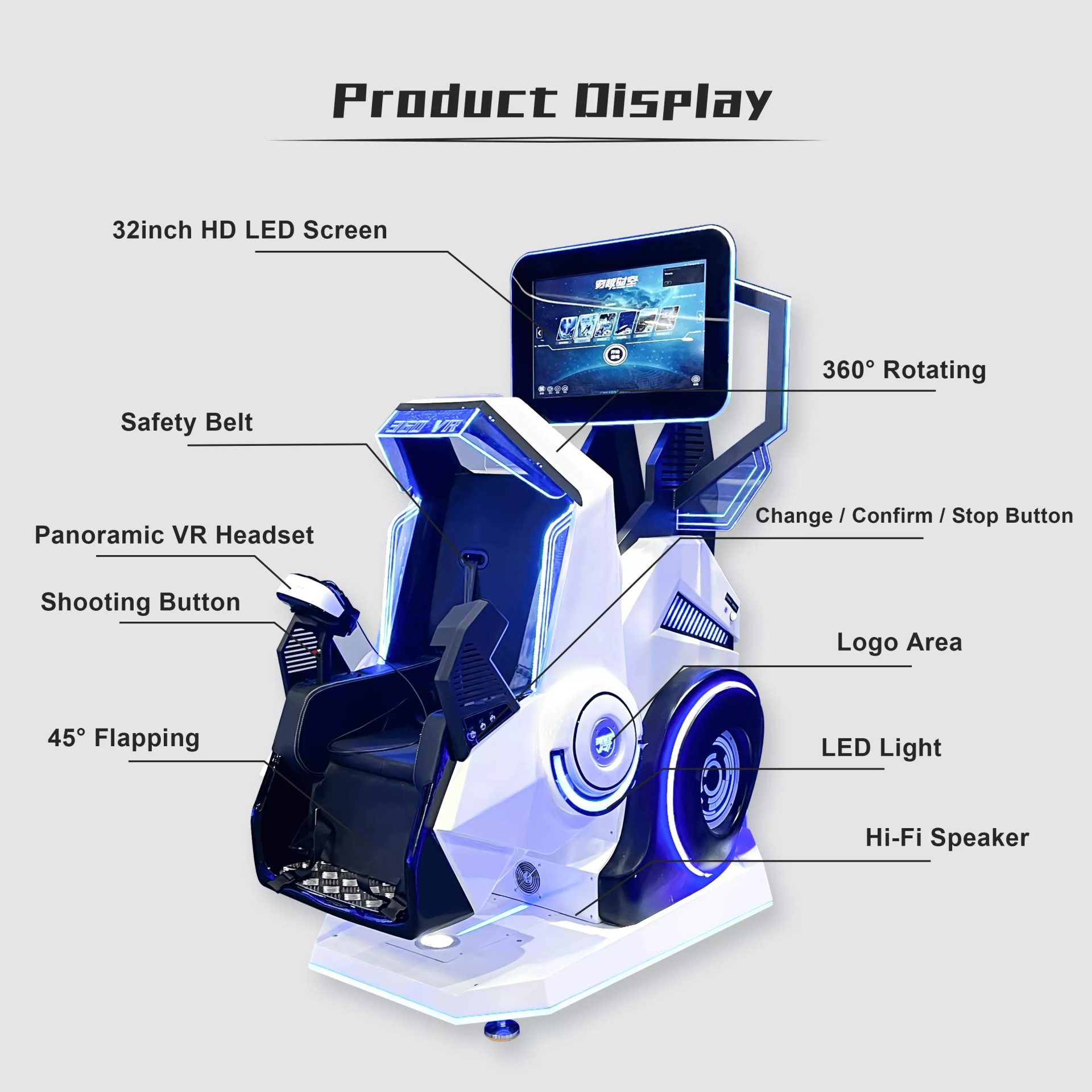 1-player 360 vr - Colorful Park